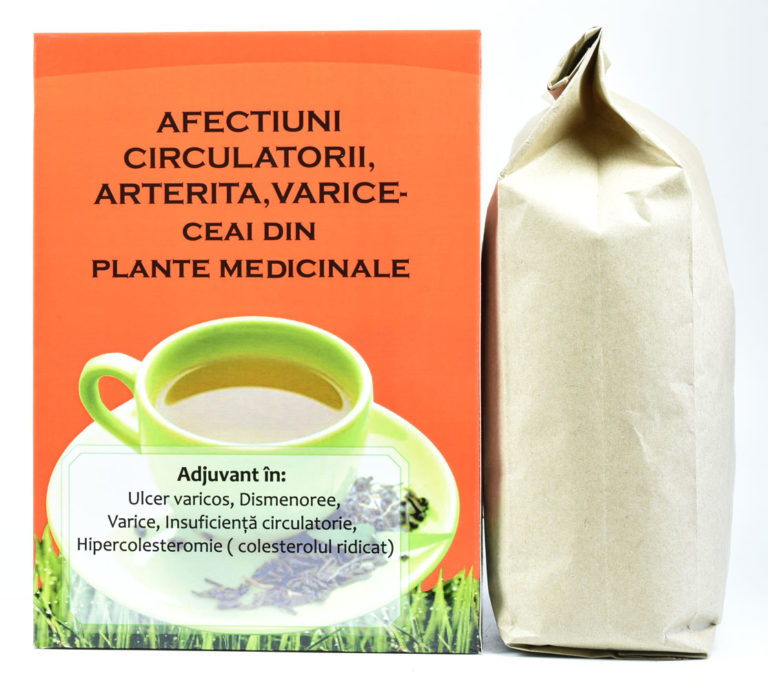 Ceai Afecţiuni Circulatorii Arterita Varice 250 g - Alesia Plant
